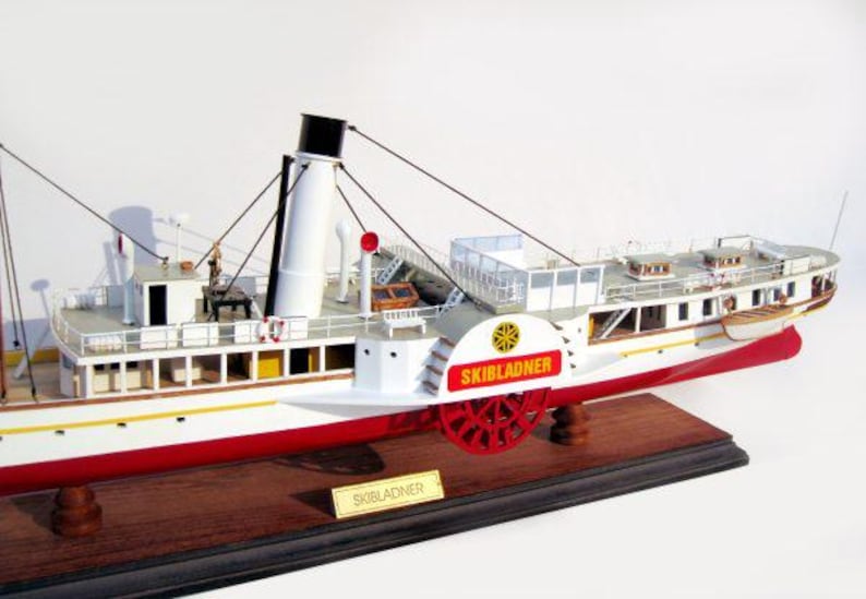 Paddle Steamer Wooden Ship Model Plans – DIY Historic Vessel (digital ...