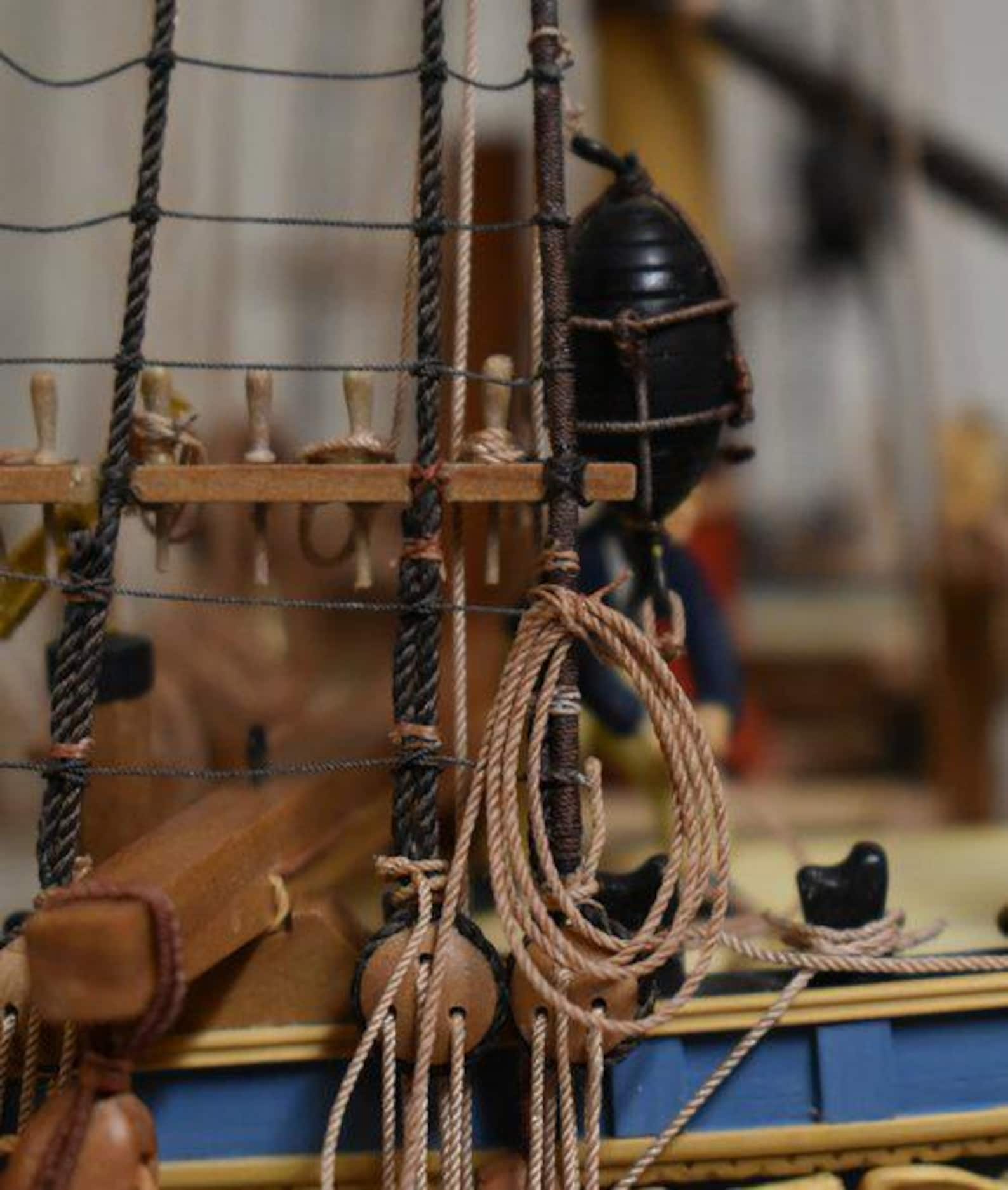 Yacht HMS Royal Caroline 1749 (ancre)- Wooden Ship Model Assembly Plans ...