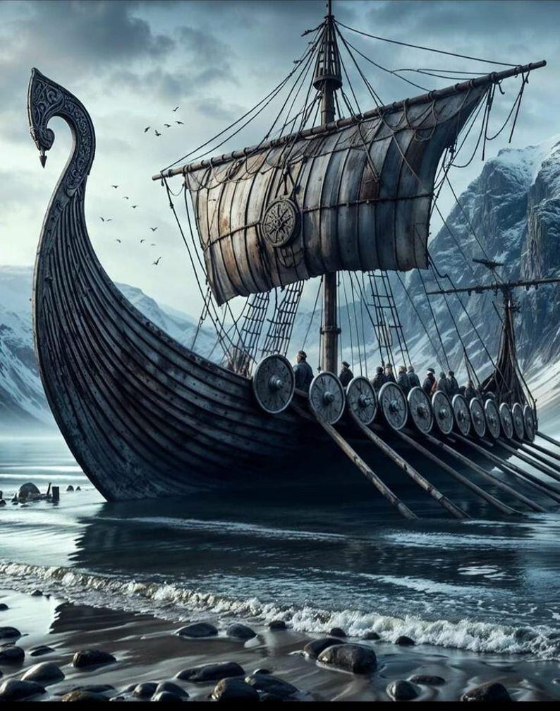 Drakkar- Viking - Wooden Ship Model Assembly Plans: Build Your Own ...