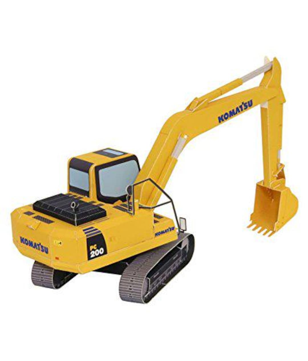 Papercraft Kit- Hydraulic Excavato -3D Construction Vehicle Model | 3d ...