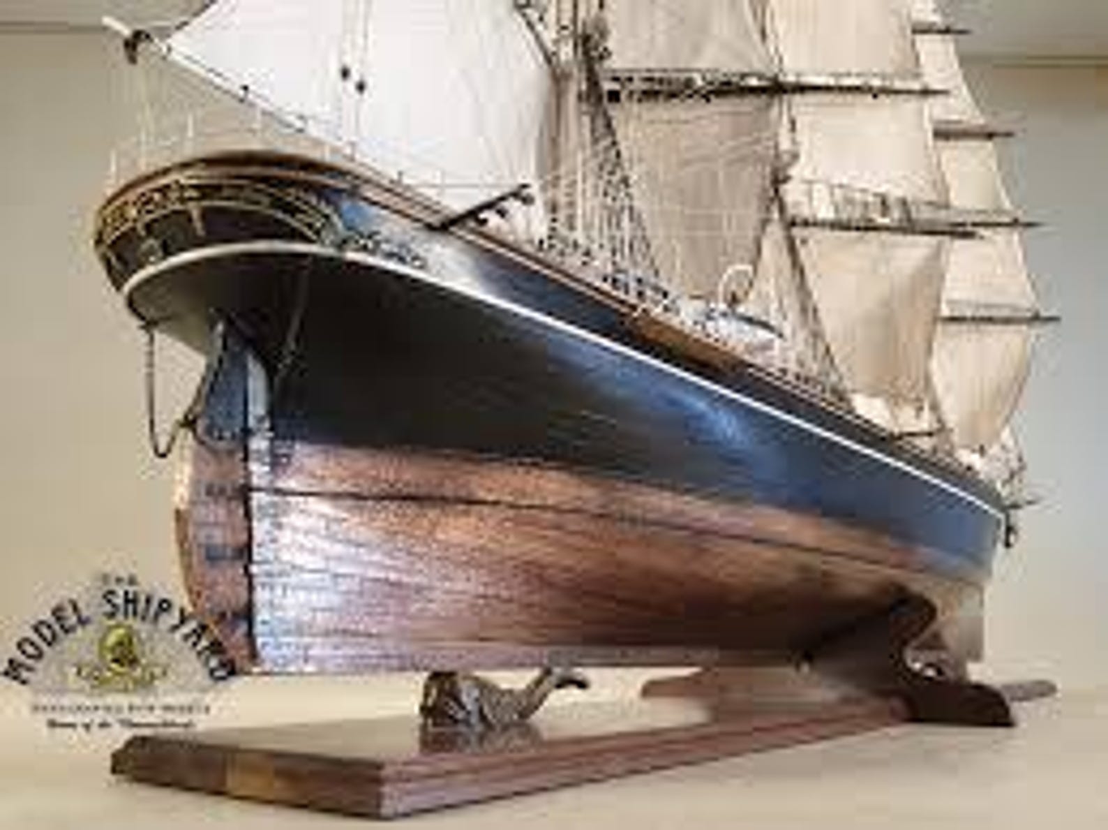The Cutty Sark Clipper 1870 - Wooden Ship Model Assembly Plans: Build ...