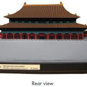 Forbidden City Model Kit | Detailed 3D Papercraft (PDF Templates) - Etsy