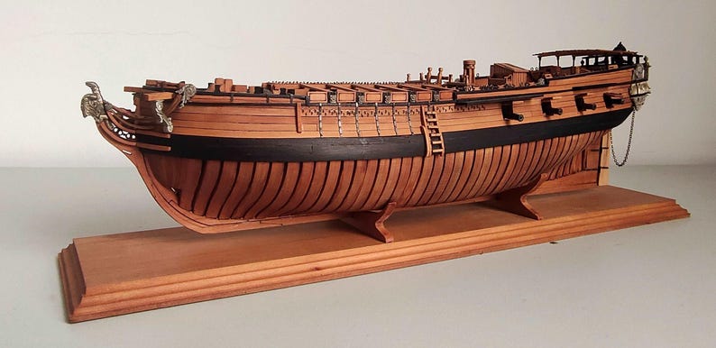 Bomb Ketch Volontede Dieu 1816 - Wooden Ship Model Assembly Plans ...