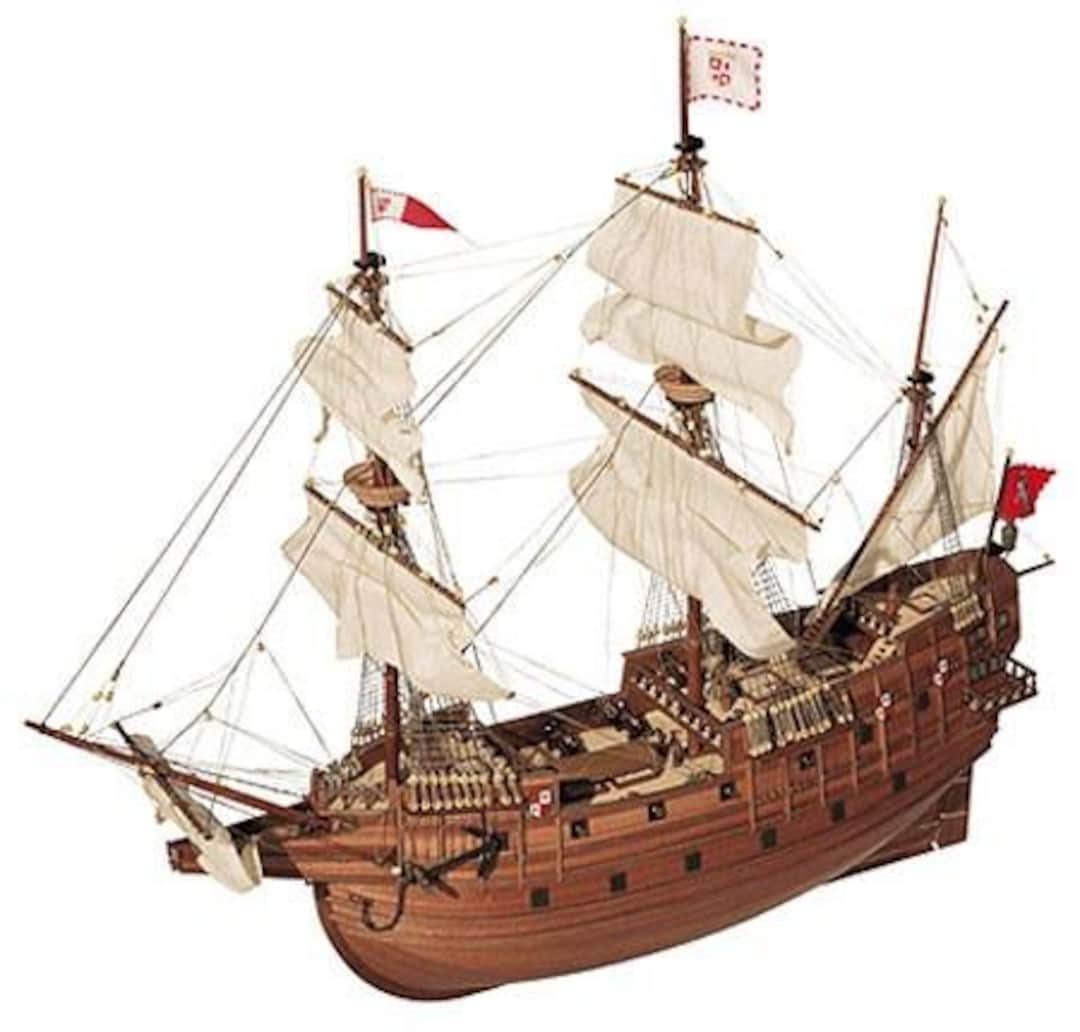 Galleon San Martin 1580 - Wooden Ship Model Assembly Plans: Build Your ...