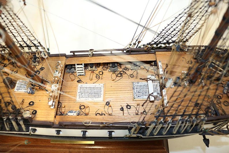 Frigate USS Essex 1799 - Wooden Ship Model Assembly Plans- Build Your ...