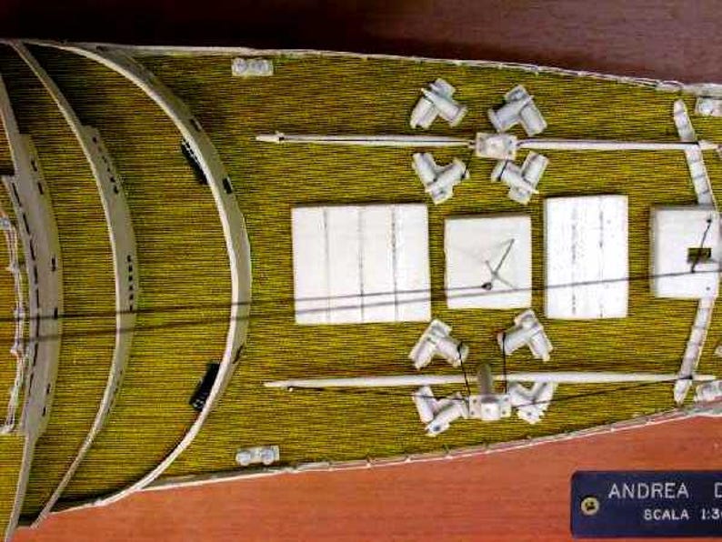 Andrea Doria - 1/320 - Wooden Ship Model Assembly Plans: Build Your Own ...