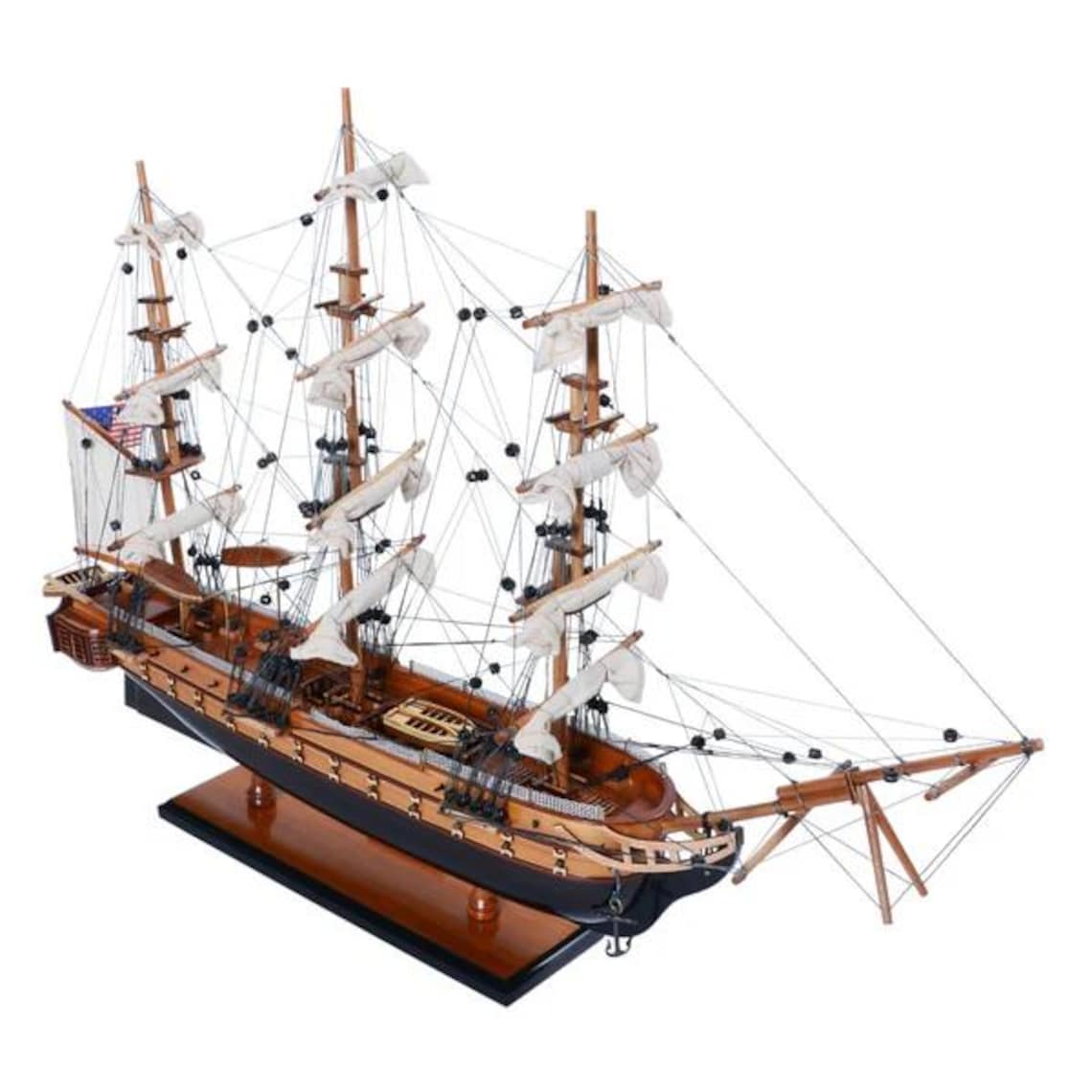 Frigate USS Constitutin 1798 - Wooden Ship Model Assembly Plans- Build ...