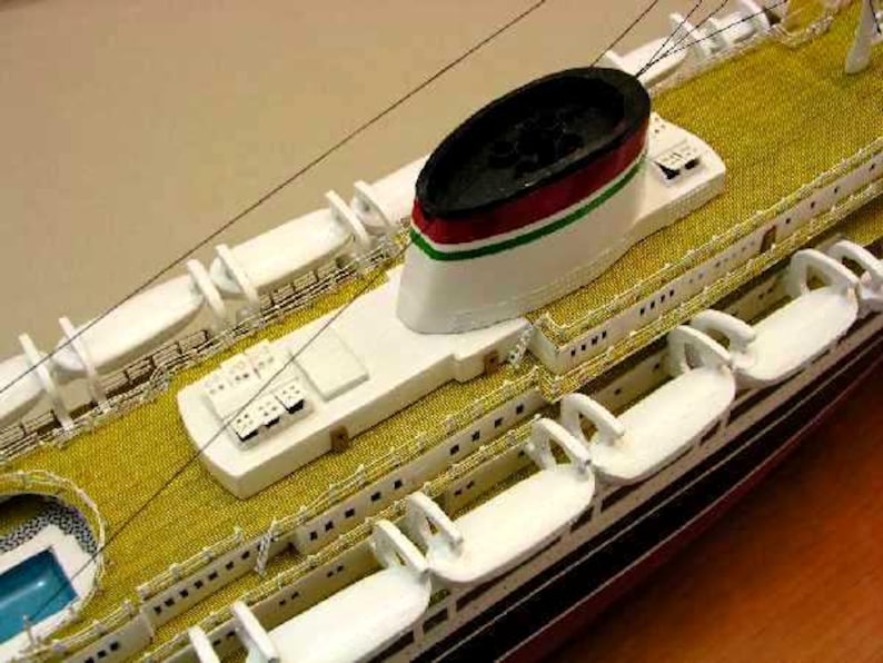 Andrea Doria - 1/320 - Wooden Ship Model Assembly Plans: Build Your Own ...
