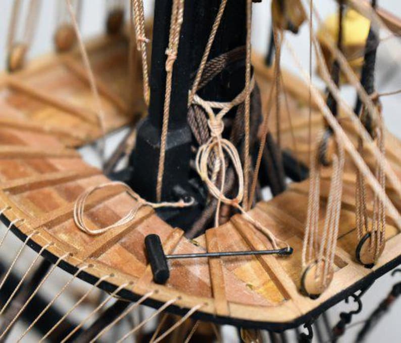 Yacht HMS Royal Caroline 1749 (ancre)- Wooden Ship Model Assembly Plans ...