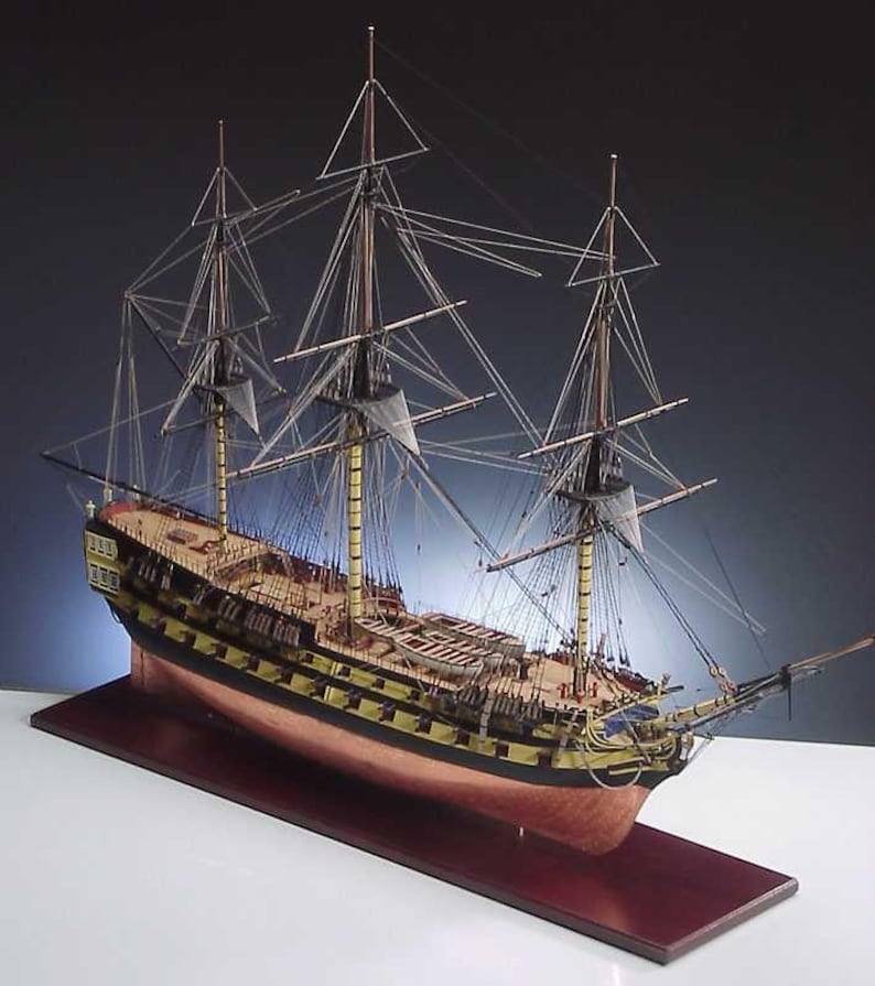 H.M.S. Ajax - 1/1 Scale - Wooden Ship Model Plans: Build Your Own ...