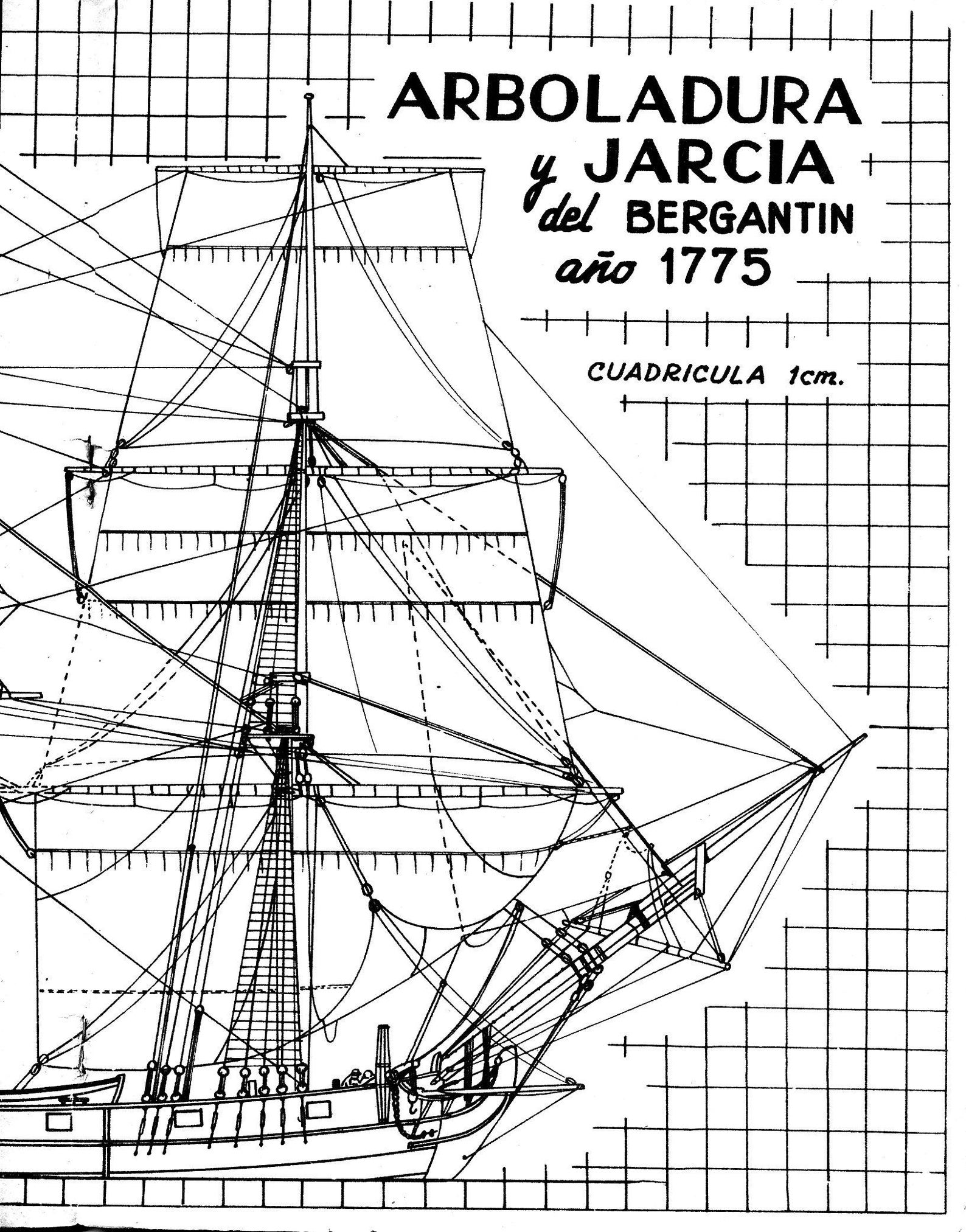 Brig 1775 Wooden Ship Model Plans – DIY Historic Vessel (digital Files ...