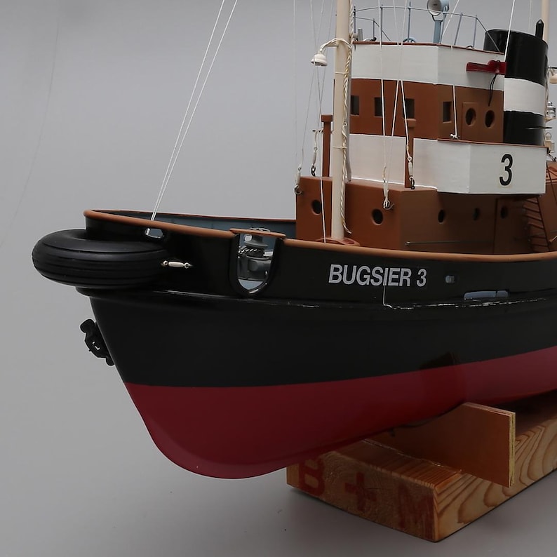 Bugsier 3 - Scale 1/20 - Wooden Ship Model Assembly Plans: Build Your Own Historic Vessel - Etsy