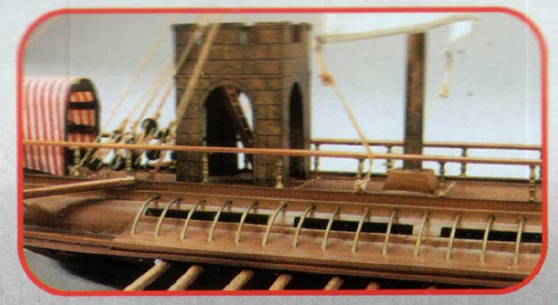 Caesar Bireme Romana - Wooden Ship Model Assembly Plans: Build Your Own ...