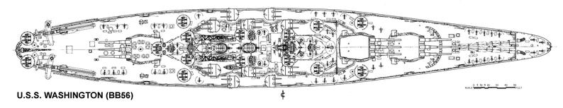 USS Washington BB56 Battleship - DIY Wooden Ship Model Plans (digital ...