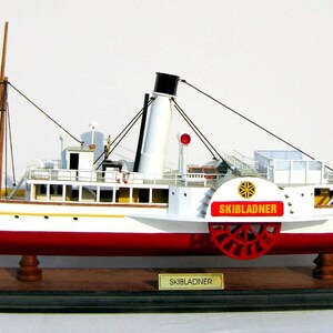 Paddle Steamer Wooden Ship Model Plans – DIY Historic Vessel (digital ...