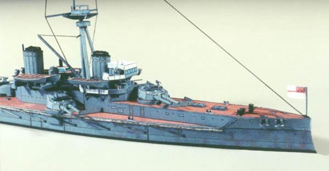 Dreadnought Battleship Paper Model Kit – 3D Ship DIY (PDF Plans) - Etsy