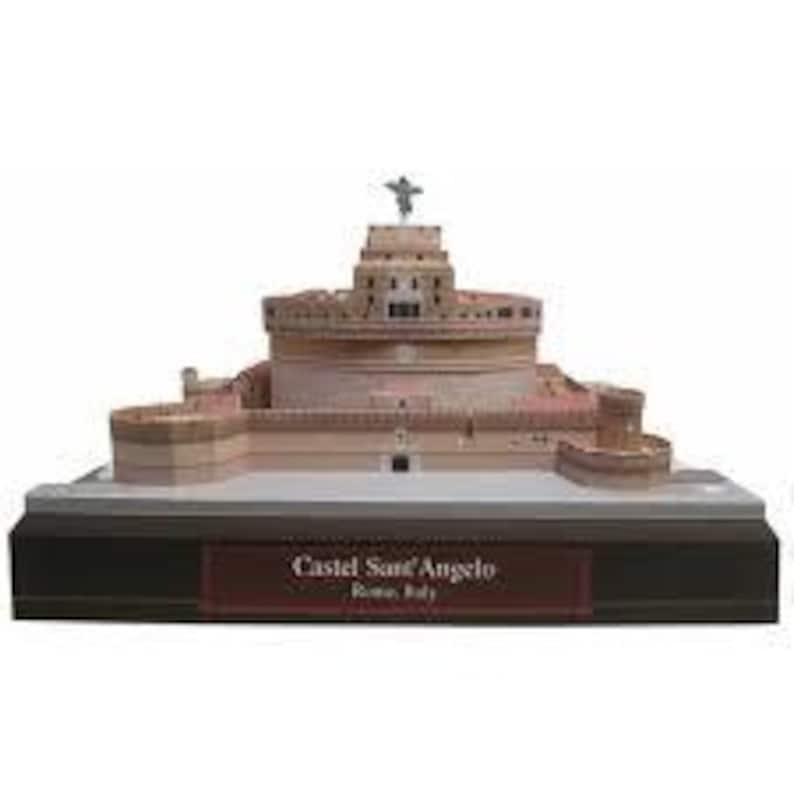 Papercraft Kit | Castel Sant Angelo Model Kit | Detailed 3D Model Kit ...