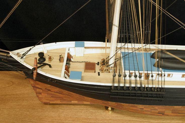 Comet Clipper 1851 - Wooden Ship Model Assembly Plans: Build Your Own ...