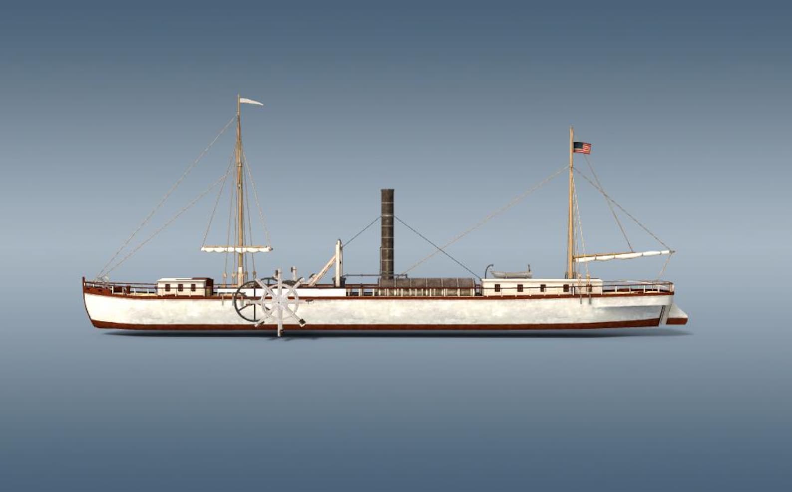 Nort River Steamboat Clermont -wooden Ship Model Assembly Plans: Build ...