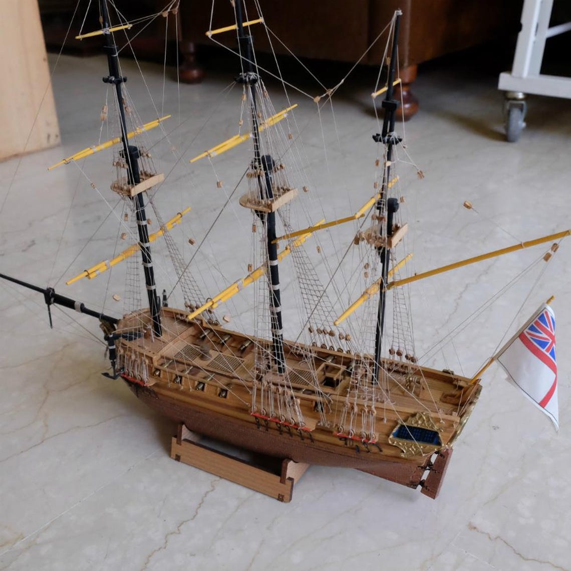 Frigate Hms President 1730 - Wooden Ship Model Assembly Plans- Build ...