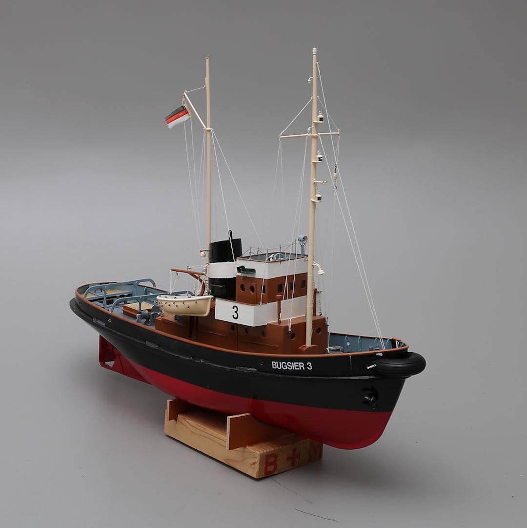 Bugsier 3 - Scale 1/20 - Wooden Ship Model Assembly Plans: Build Your Own Historic Vessel - Etsy