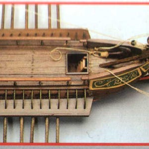 Caesar Bireme Romana - Wooden Ship Model Assembly Plans: Build Your Own ...