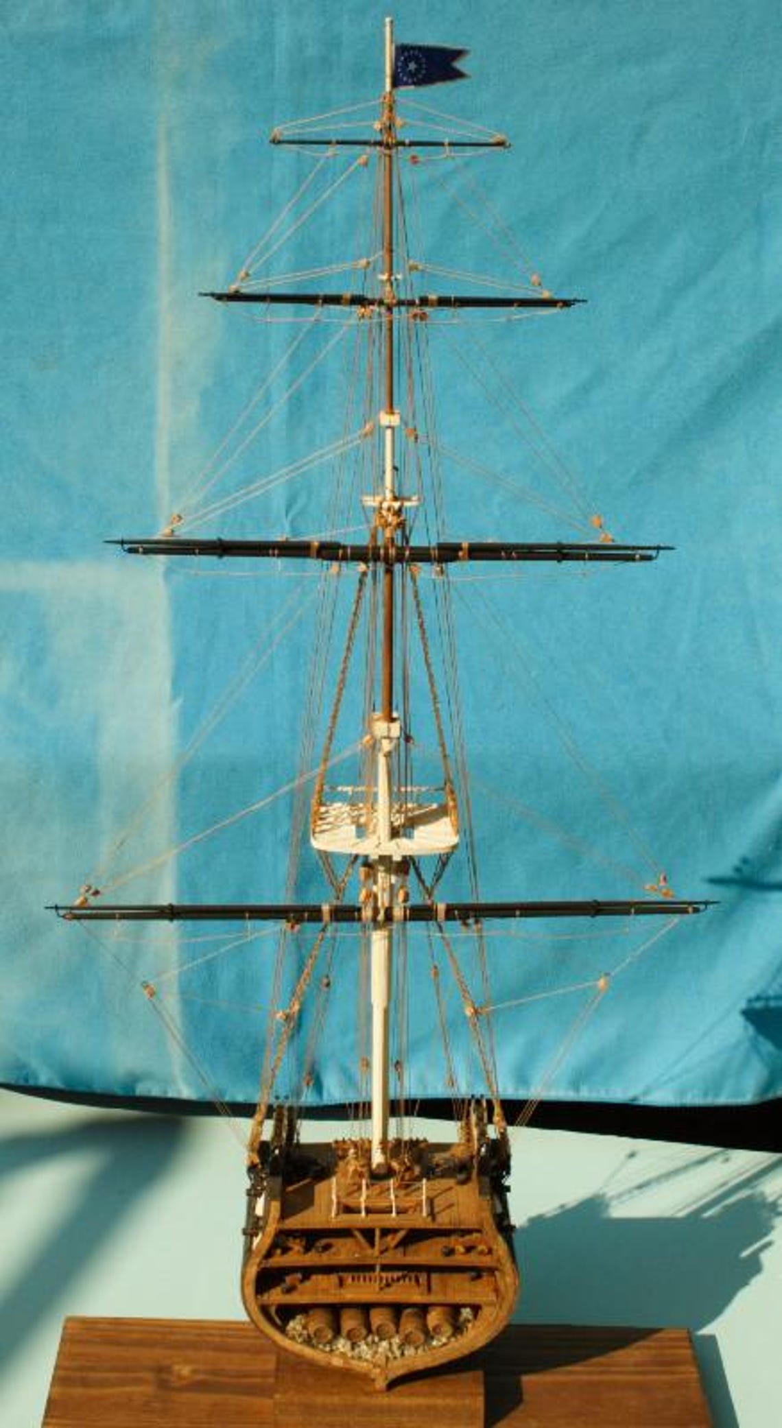 Frigate USS Constitution 1789 - Wooden Ship Model Assembly Plans- Build ...