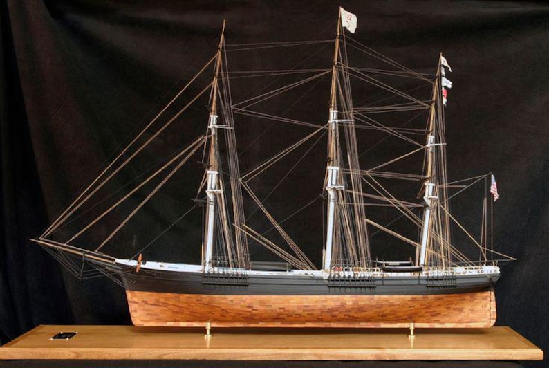 Comet Clipper 1851 - Wooden Ship Model Assembly Plans: Build Your Own ...