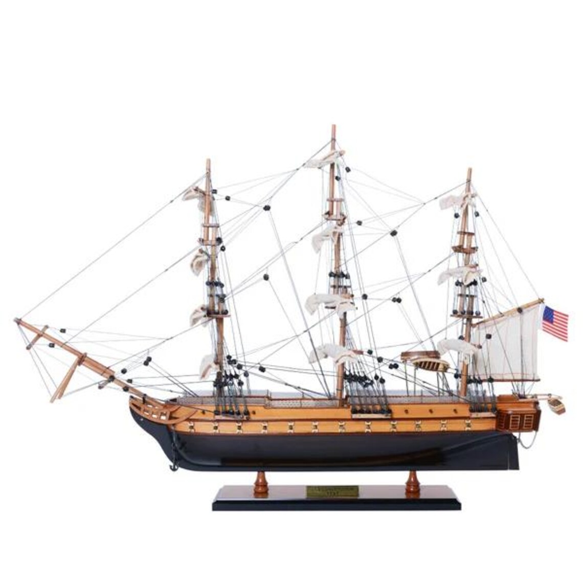 Frigate USS Constitutin 1798 - Wooden Ship Model Assembly Plans- Build ...