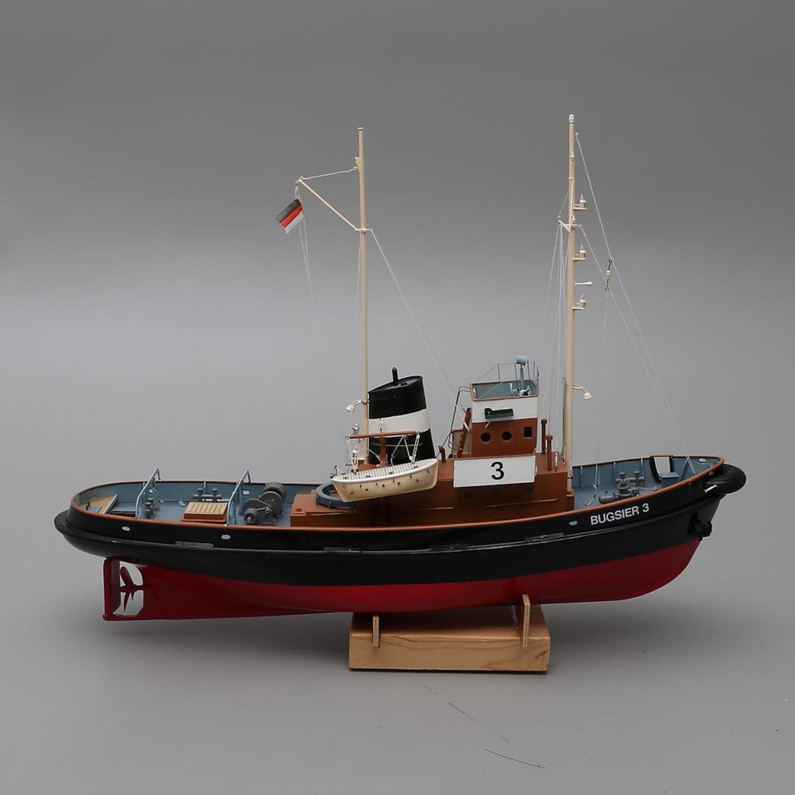 Bugsier 3 - Scale 1/20 - Wooden Ship Model Assembly Plans: Build Your Own Historic Vessel - Etsy