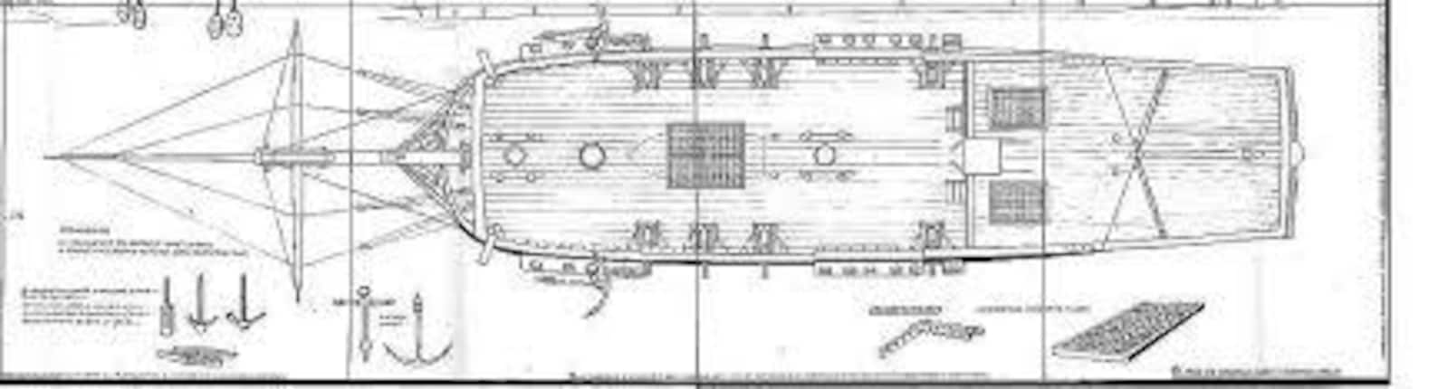 Brig Vanita XVIII - Wooden Ship Model Assembly Plans: Build Your Own ...