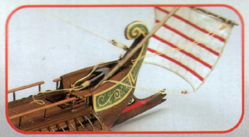 Caesar Bireme Romana - Wooden Ship Model Assembly Plans: Build Your Own ...