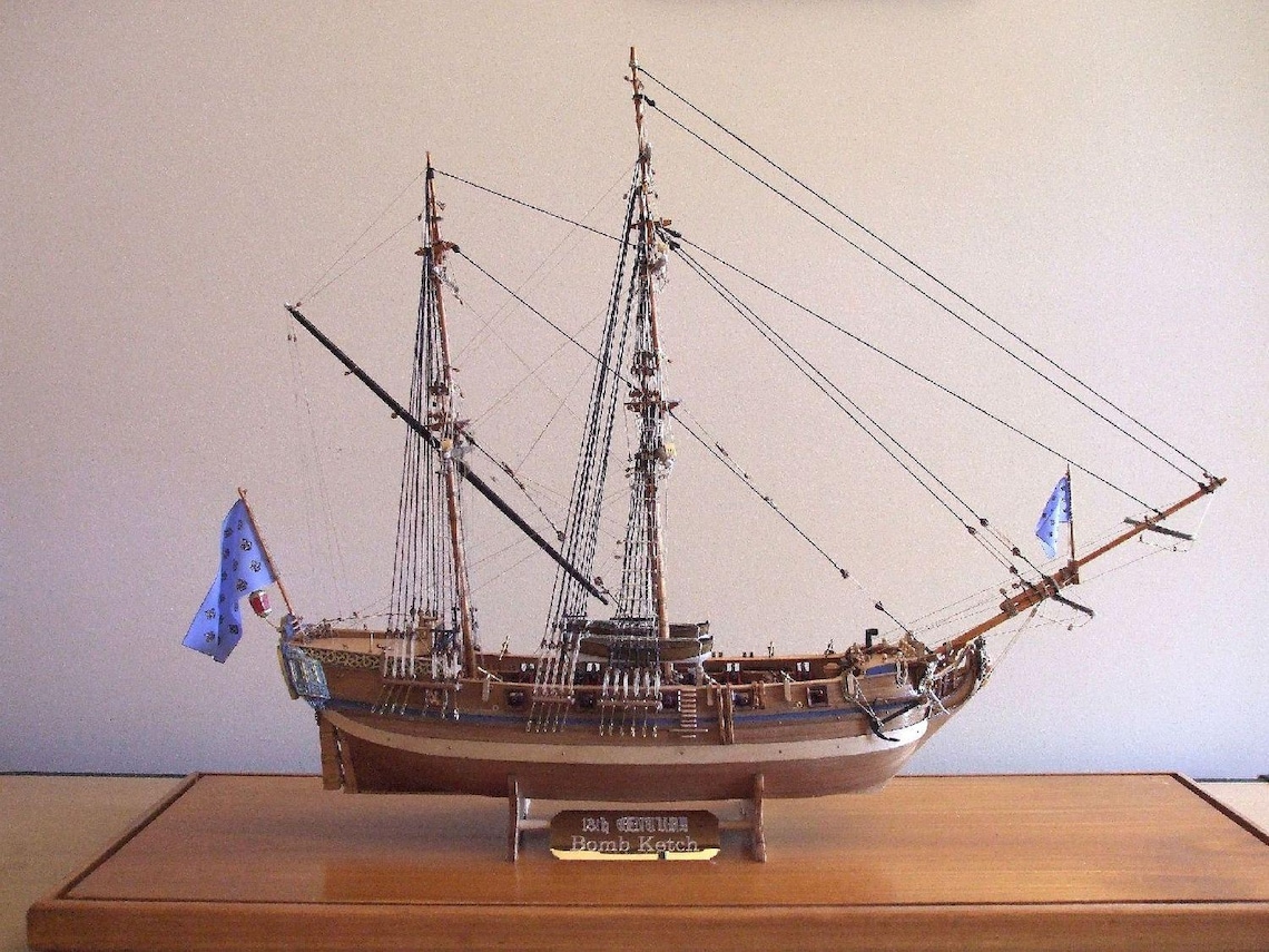 Bomb Ketch Volontede Dieu 1816 - Wooden Ship Model Assembly Plans ...