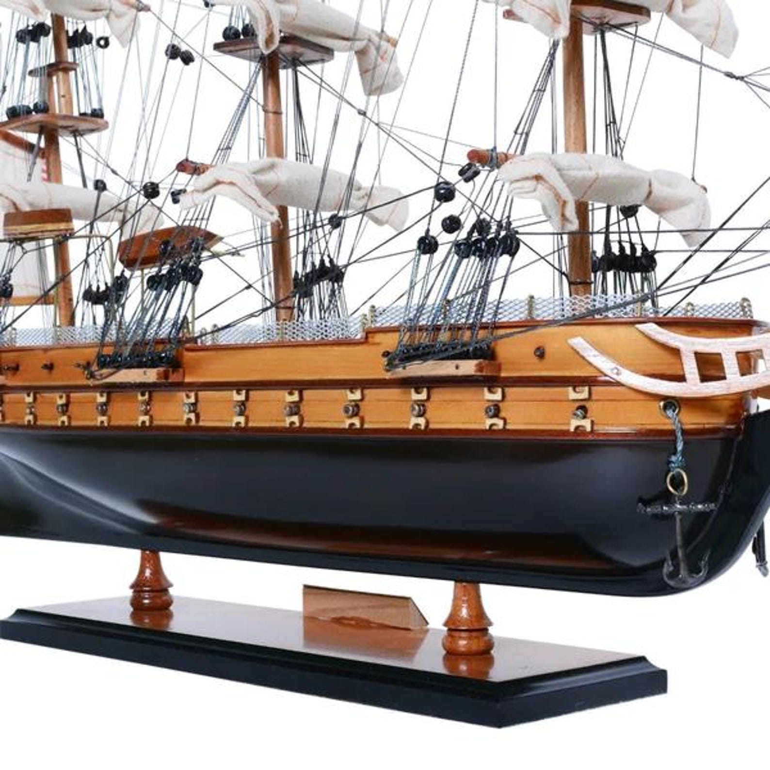 Frigate USS Constitutin 1798 - Wooden Ship Model Assembly Plans- Build ...