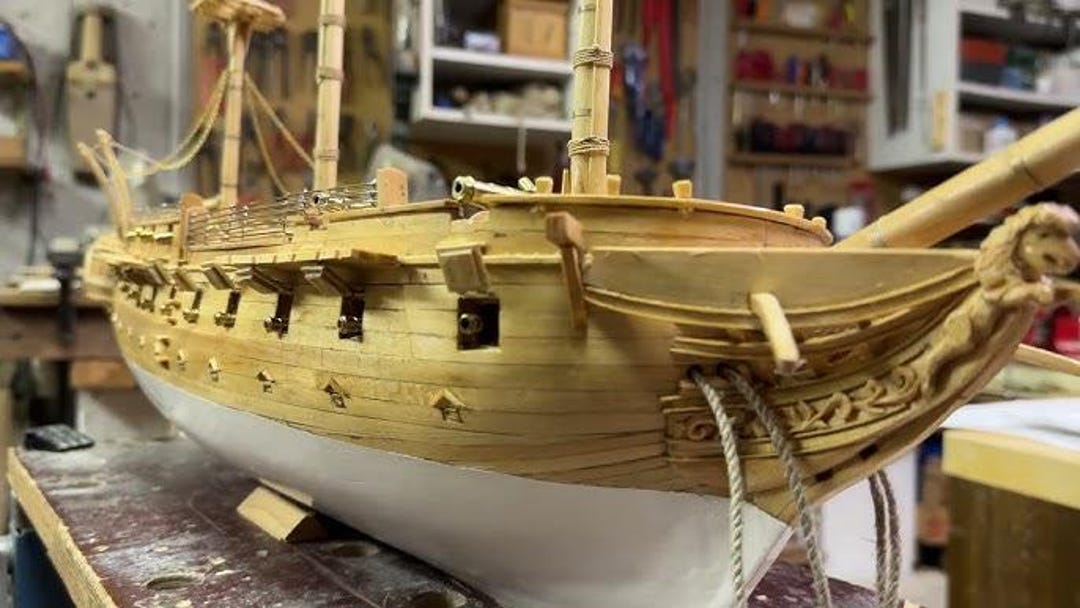 Carolina Fragata 1808 - Wooden Ship Model Assembly Plans: Build Your ...
