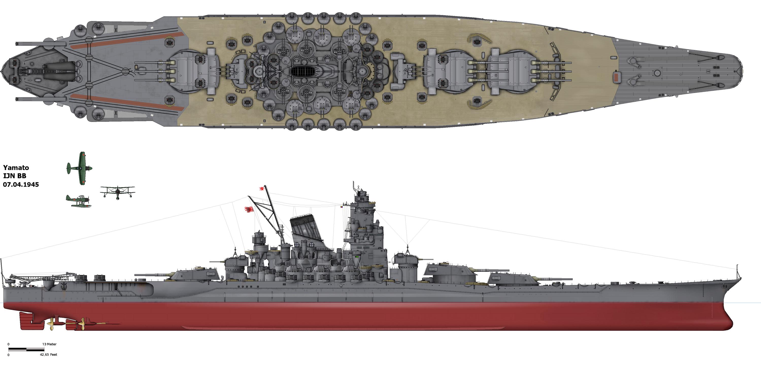 Papercraft Kit- Battleship Yamato - 3D Ship Model | 3d Paper Model ...