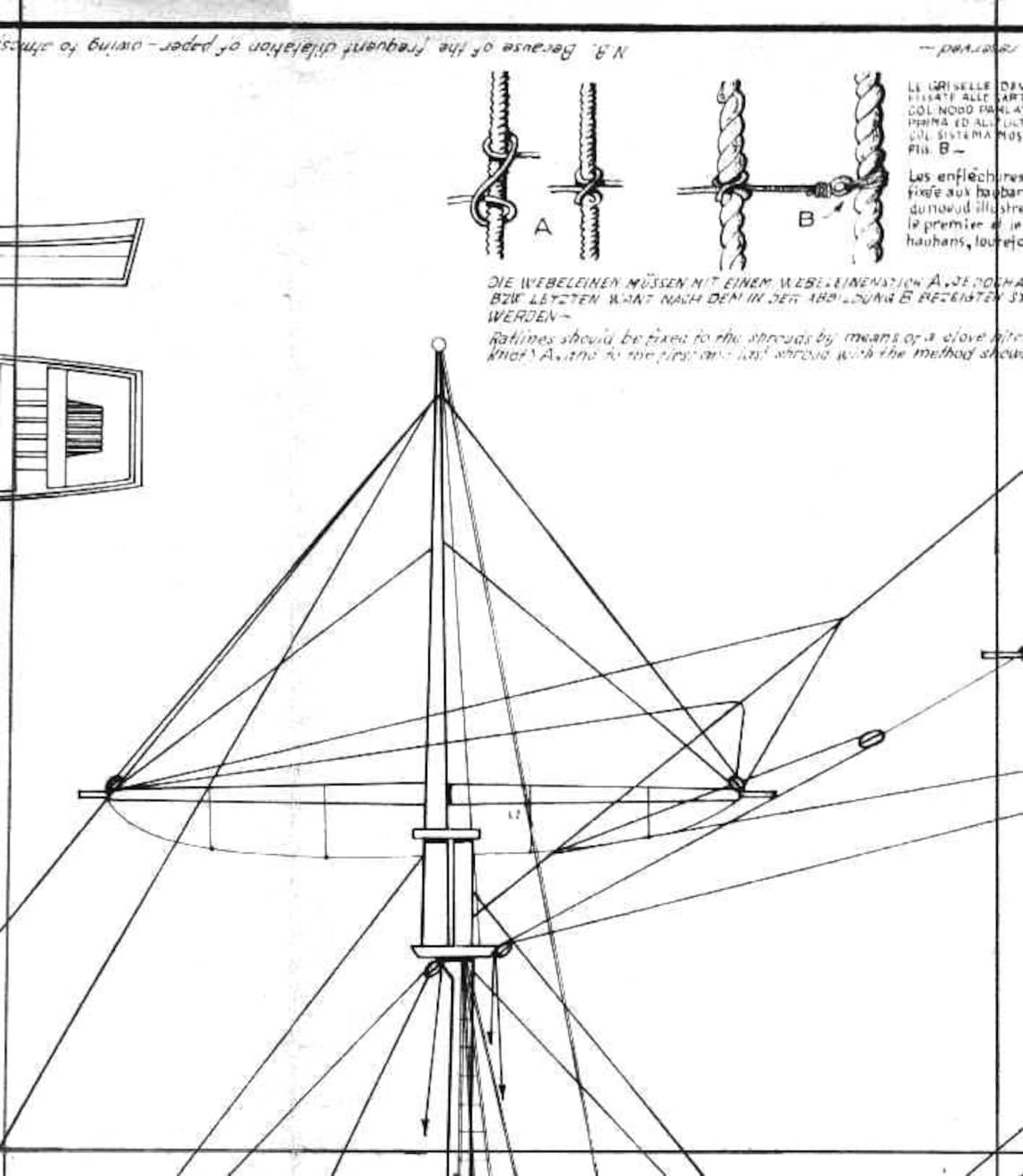 Brig Vanita XVIII - Wooden Ship Model Assembly Plans: Build Your Own ...