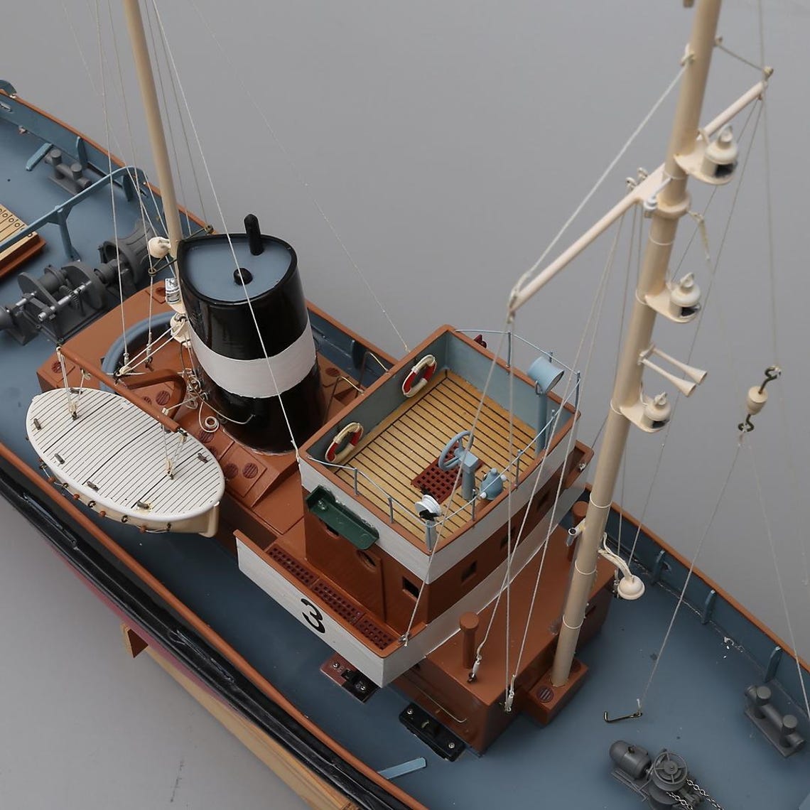 Bugsier 3 - Scale 1/20 - Wooden Ship Model Assembly Plans: Build Your Own Historic Vessel - Etsy