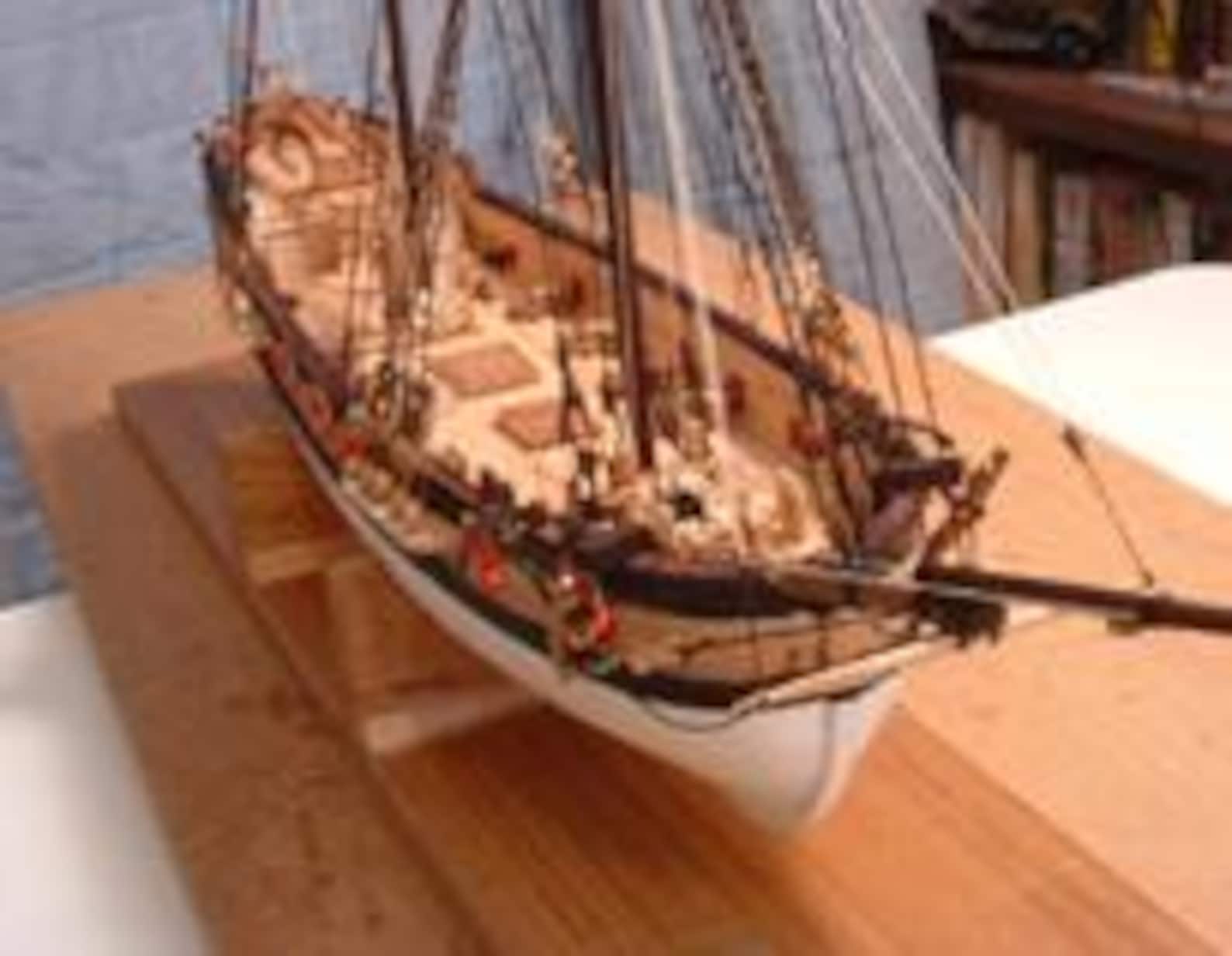 Brig USS Lexington 1777 - Wooden Ship Model Assembly Plans: Build Your ...