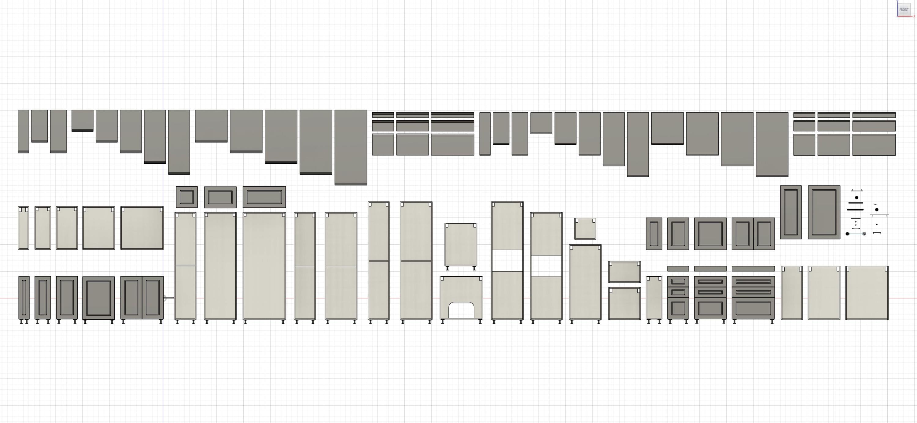 Kitchen Design. Cabinet Layout Based on IKEA Metod Range CAD Blocks - Etsy