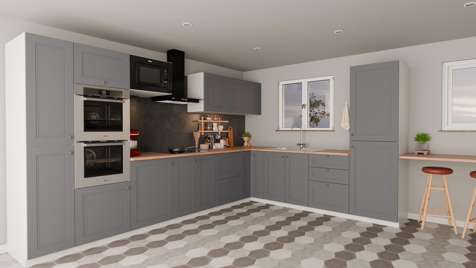 Kitchen Design. Cabinet Layout Based on IKEA Metod Range CAD Blocks - Etsy