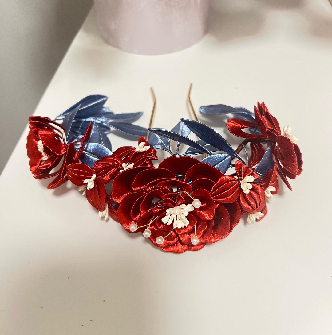 Handmade Flower Hair Stick Hair Pin, Hair Accessories Gift for Her ...