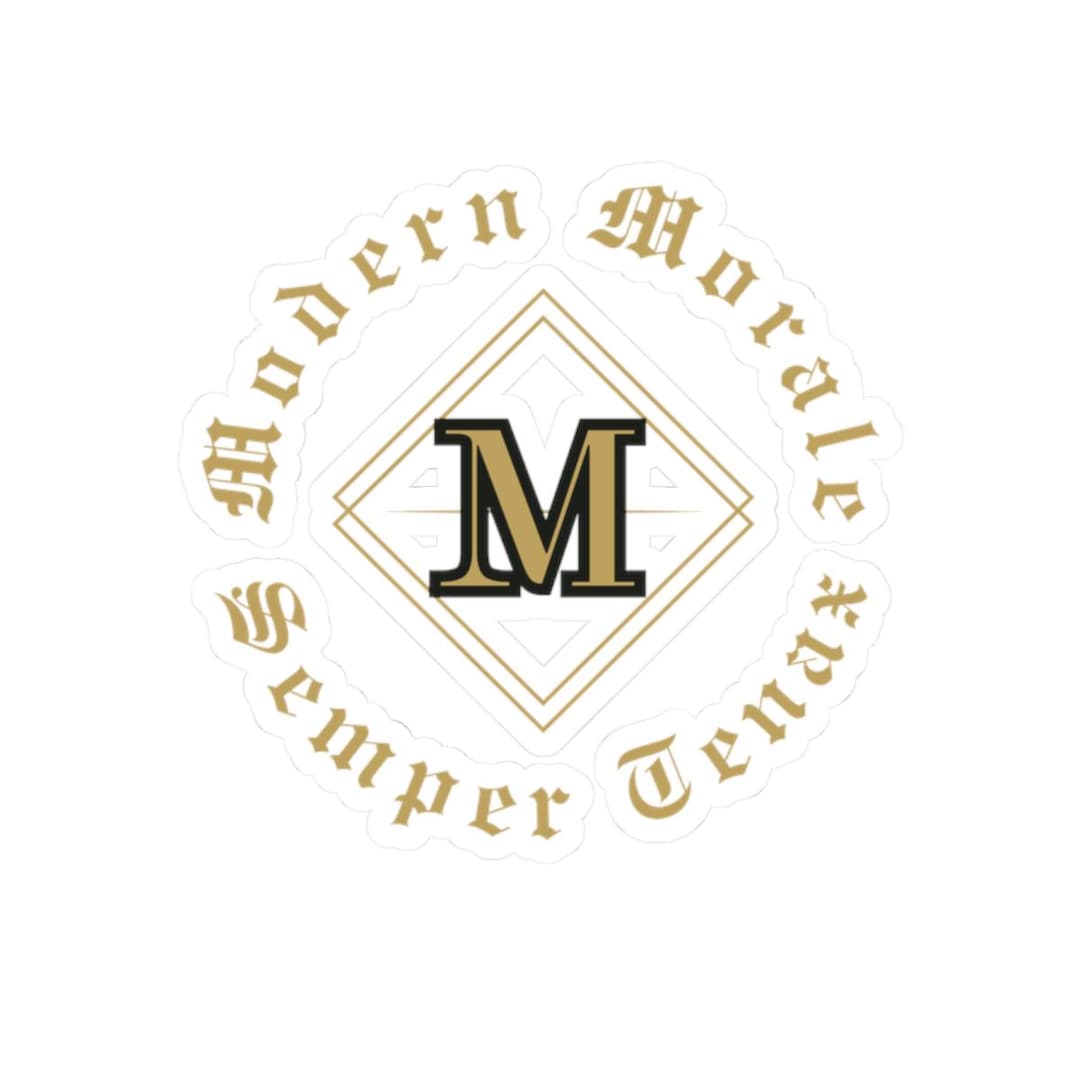 Modern Morale Logo Sticker - Etsy