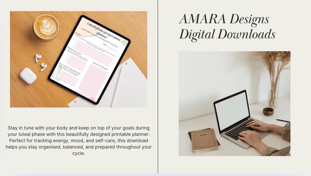 PMDD Support Planner | Luteal Phase Tracker (digital Download) - Etsy
