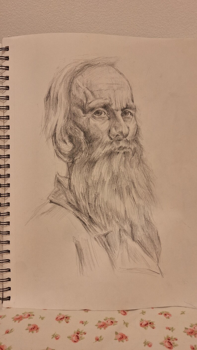 Custom Hand Drawn Pencil Portrait | Physical Sketch, Personalized ...