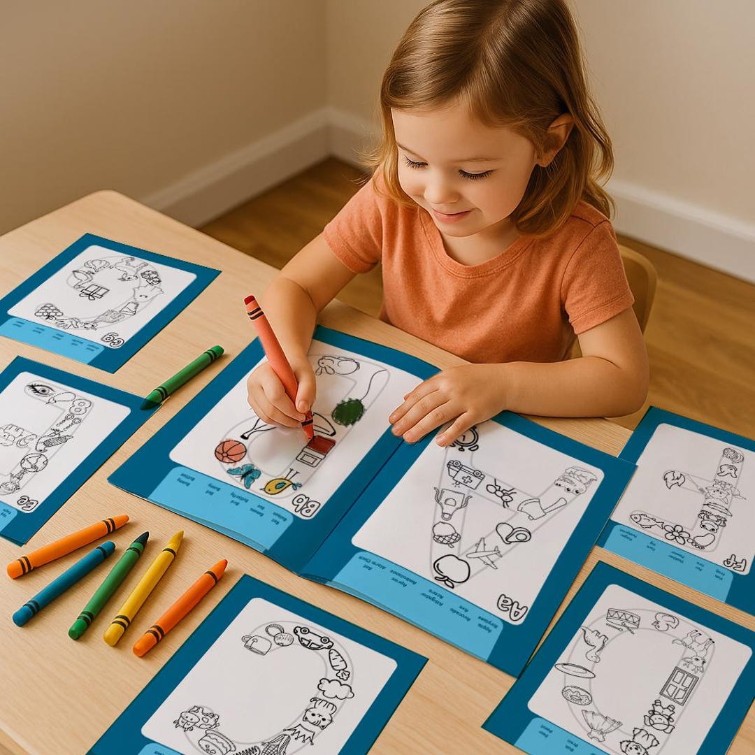 Fun Alphabet Coloring Book | Printable ABC Learning Activity for Kids ...