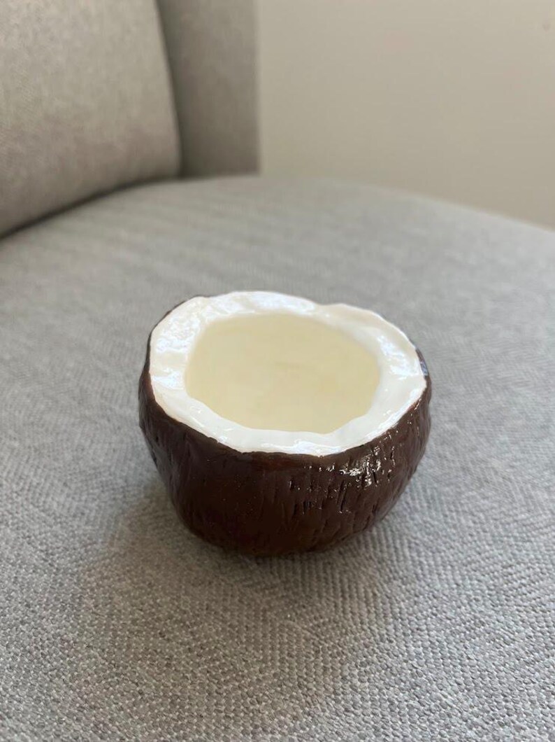 Clay Coconut Bowl - Etsy