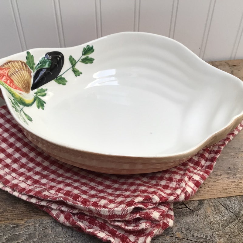 Pottery Shell Bowl - Etsy