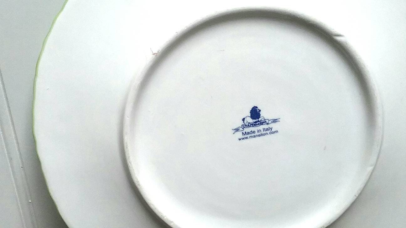 Collectable Pottery by the Mane Lion Made in Italy a White - Etsy