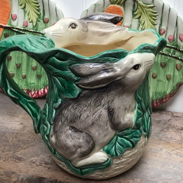 Rabbit Pitcher - Etsy